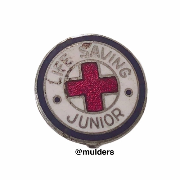 Vintage | Jewelry | Vintage Red Cross Life Saving Junior Pin | Poshmark
